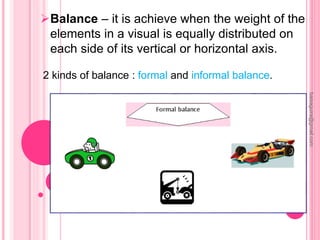 Visual design: Theories and Principle | PPT