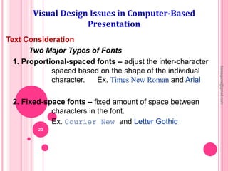 Visual design: Theories and Principle | PPT