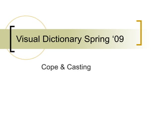 Visual Dictionary (casting1) | PPT