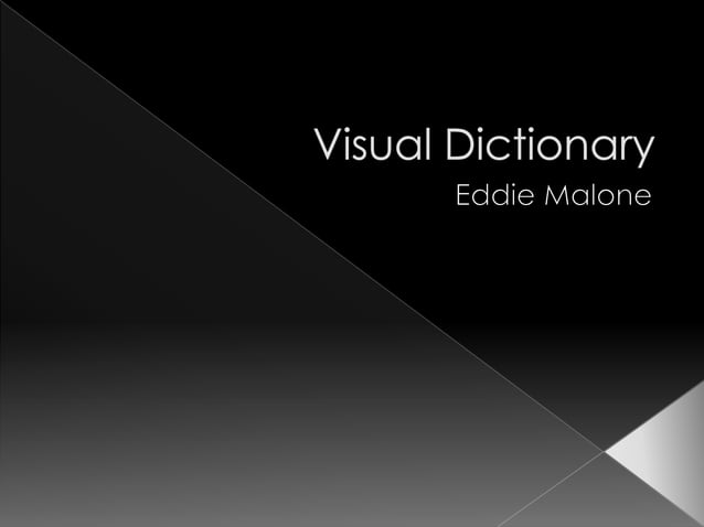 Eddie Malone Visual Dictionary | PPTX | Landscaping | Home & Garden