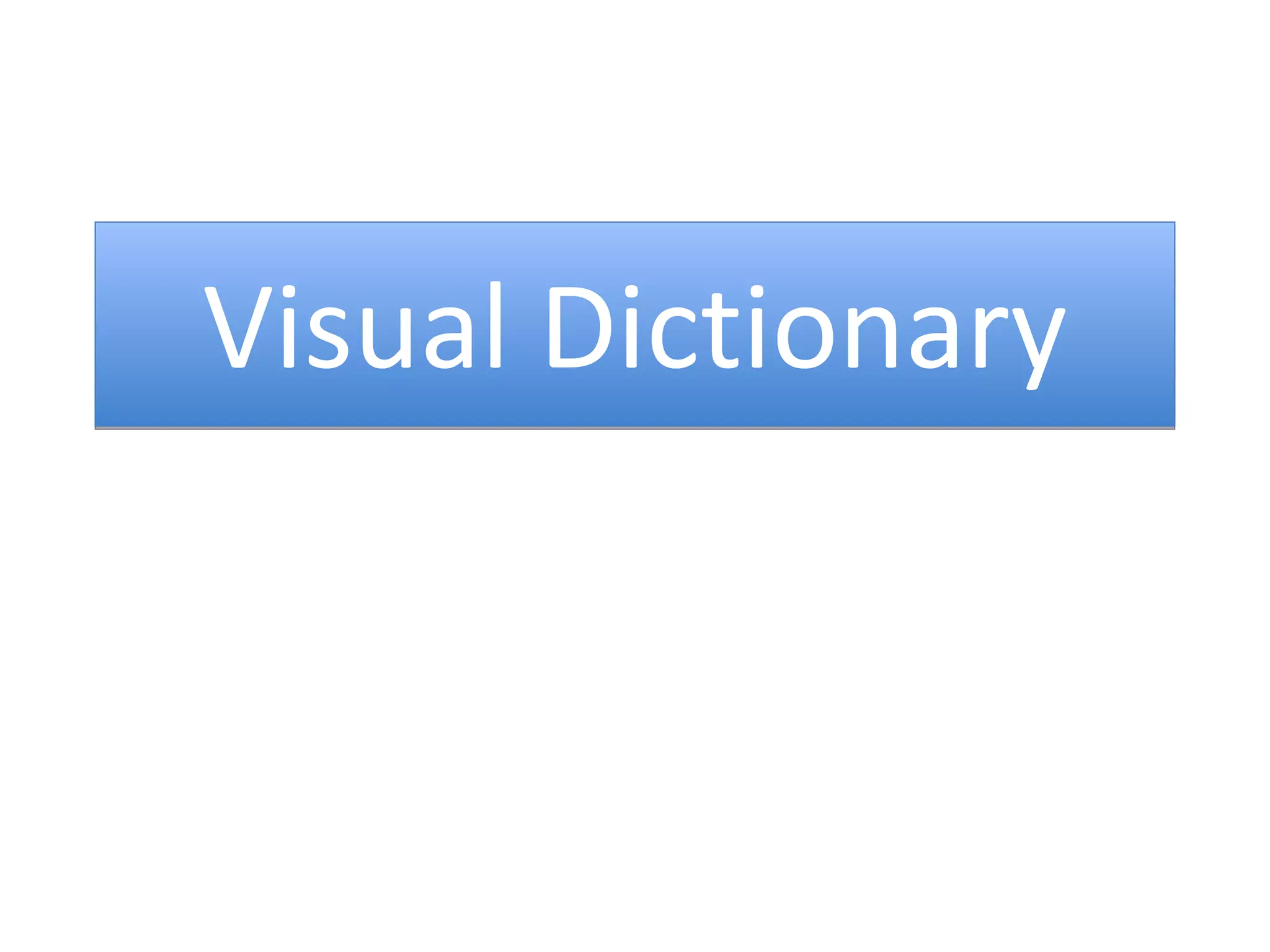 Visual Dictionary | PPT