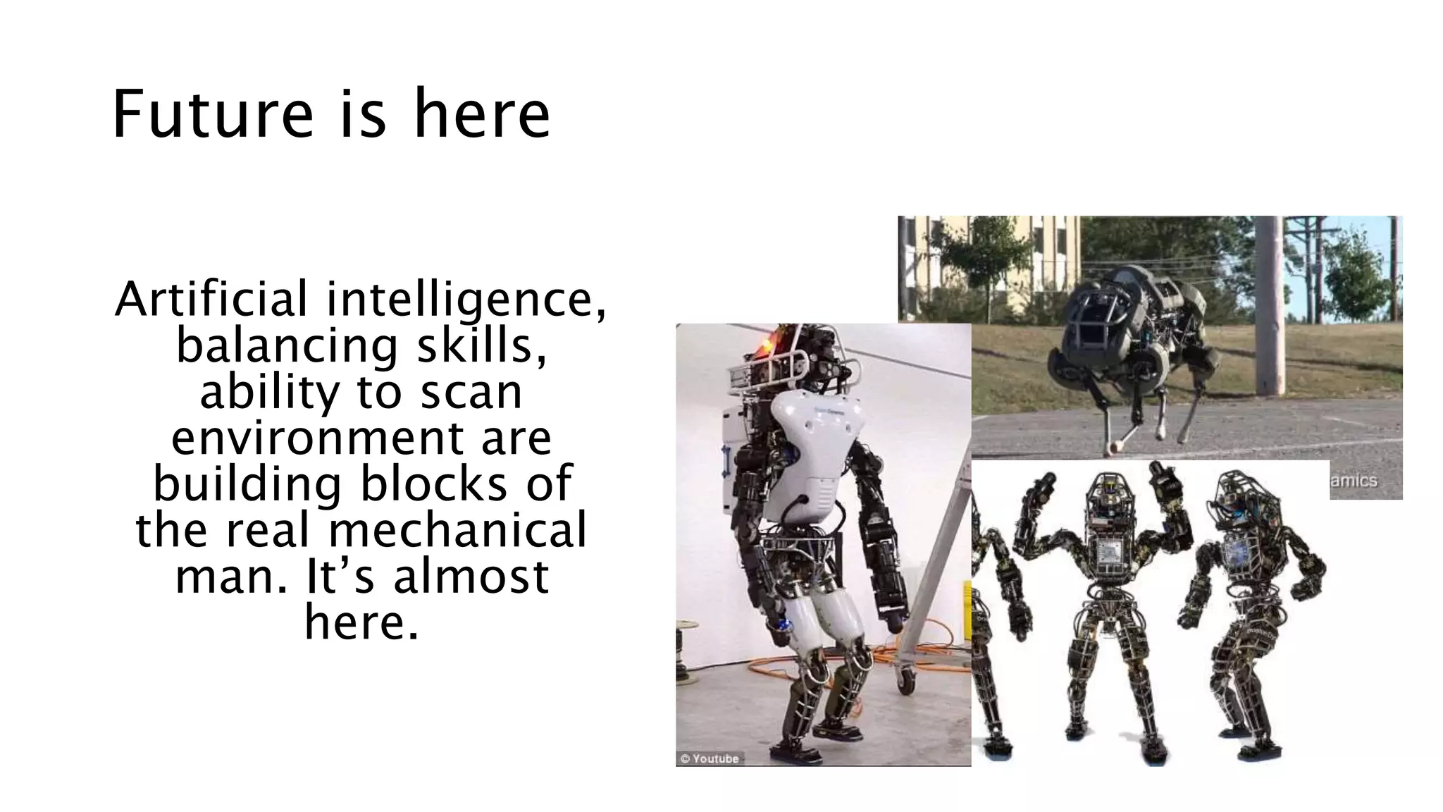 Visual dimensions of robotics | PPT