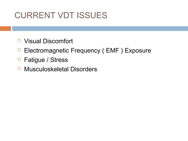 Visual display terminals ppt | PPT