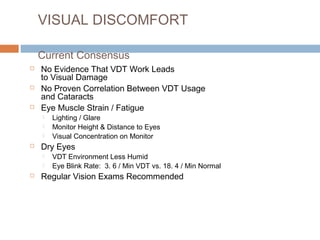 Visual display terminals ppt | PPT