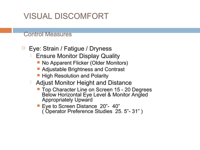 Visual display terminals ppt | PPT