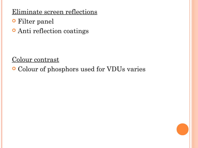 Visual display unit | PPT | Eye and Vision Conditions | Diseases and ...