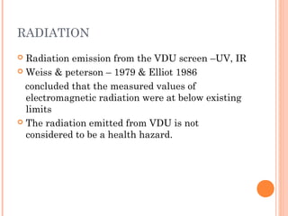 Visual display unit | PPT