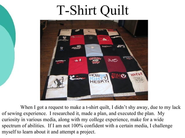 Visual Documentation Of My Creative Spectrum Ppt