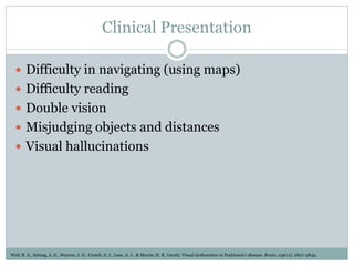 Visual Dysfunction in Parkinson Disease | PPTX