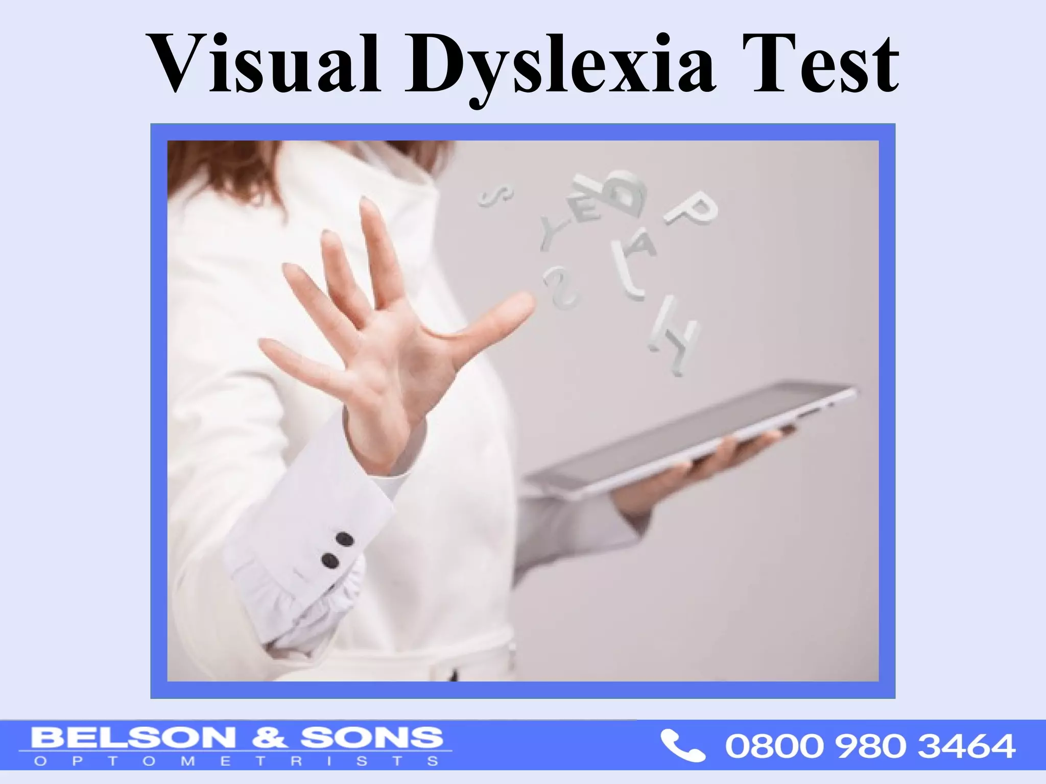 Visual Dyslexia Test | PPT