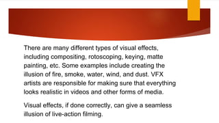 Visual Effects - Arena Animation Tilak Road | PPT