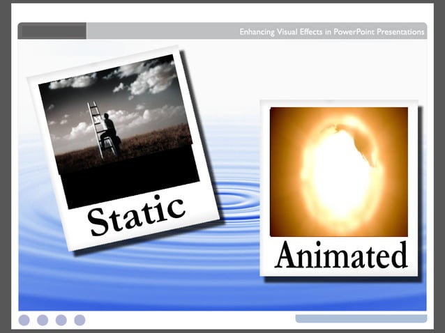 Visual effects in power point presentations | PPT