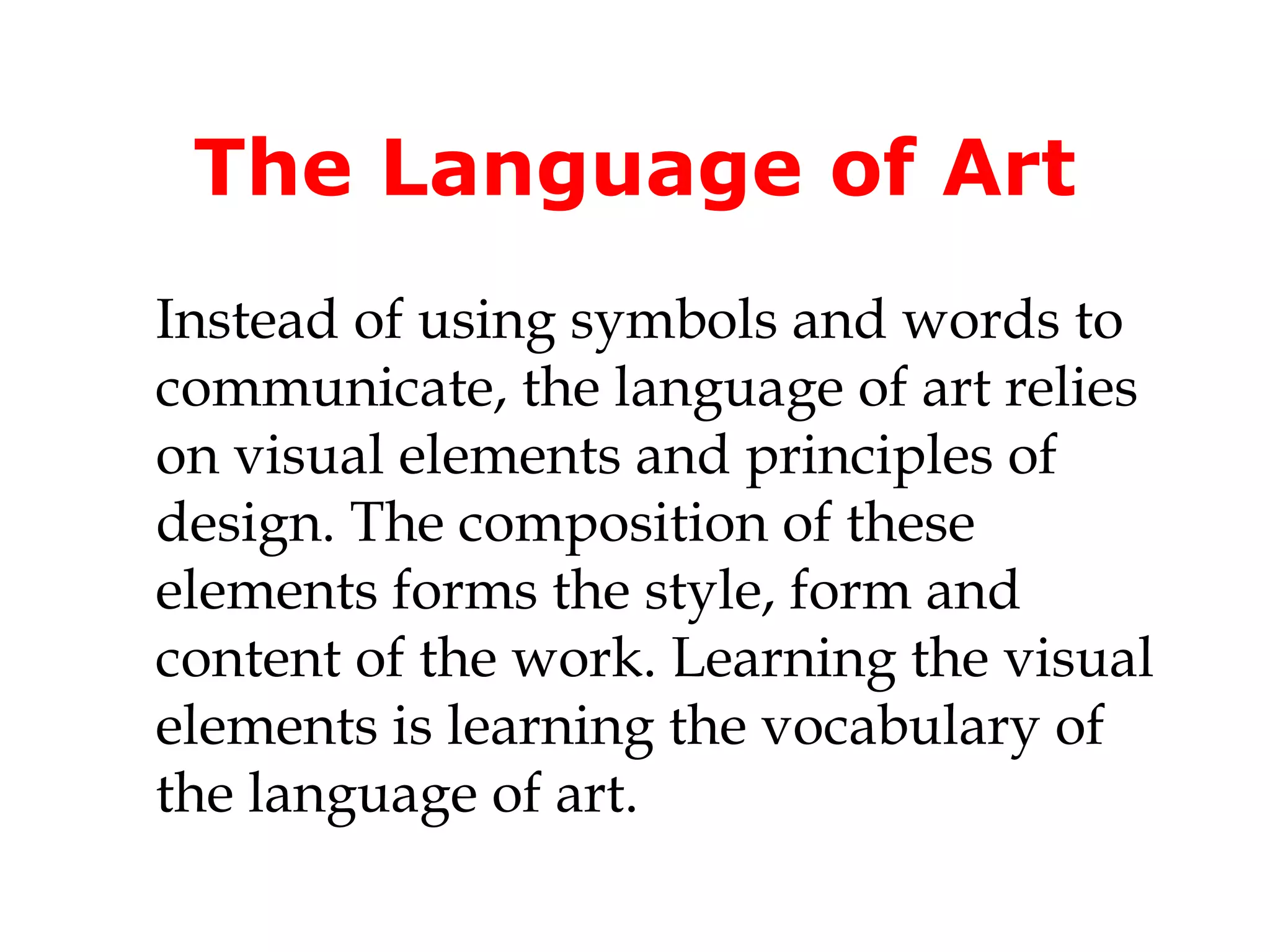 Visual elements | PDF