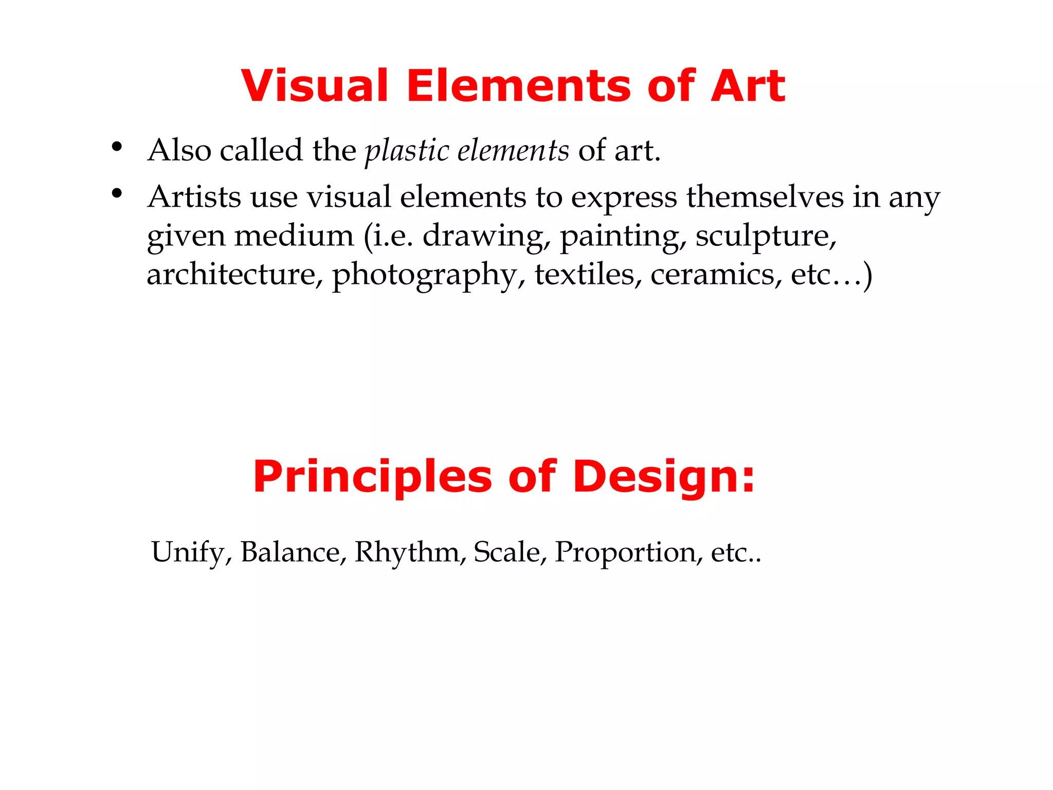 Visual elements | PDF