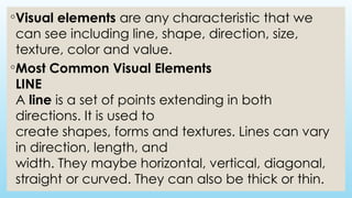 VISUAL ELEMENTS. Real or Make Believepptx | PPT