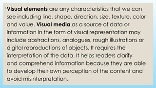 VISUAL ELEMENTS. Real or Make Believepptx | PPTX