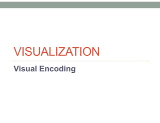 Visual Encoding Slide (For ELL824 course) | PPT