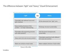 Visual enhancement | PPTX
