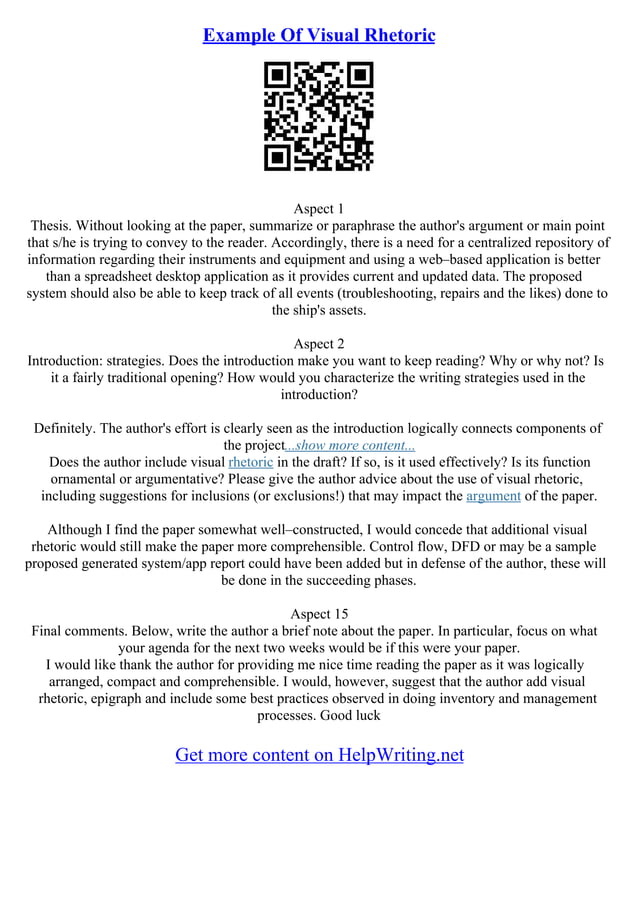 Visual Essay Example | PDF