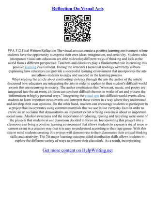 Visual Essay Example | PDF