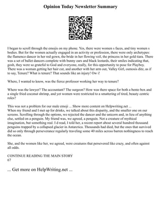 Visual Essay Example | PDF