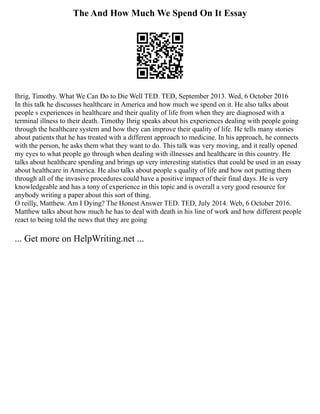 Visual Essay Example | PDF