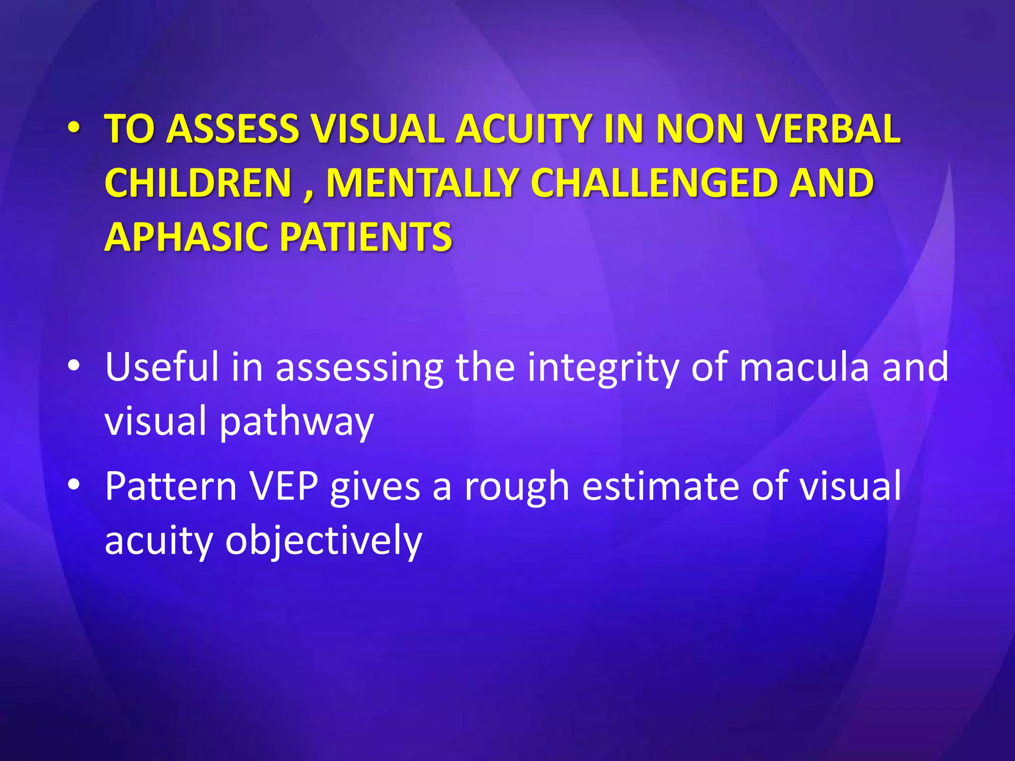 Visual evoked potential | PPTX