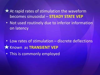 Visual evoked potential | PPTX