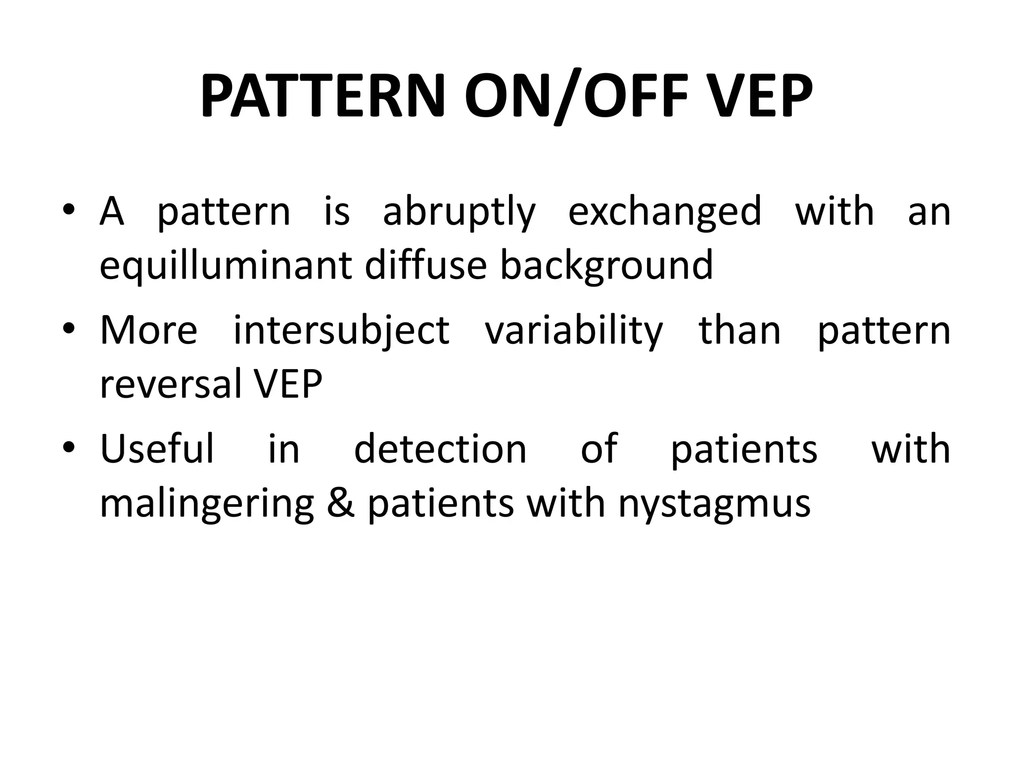 Visual evoked potentials | PPTX