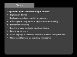 Visual Explanations for Storytelling | PPT