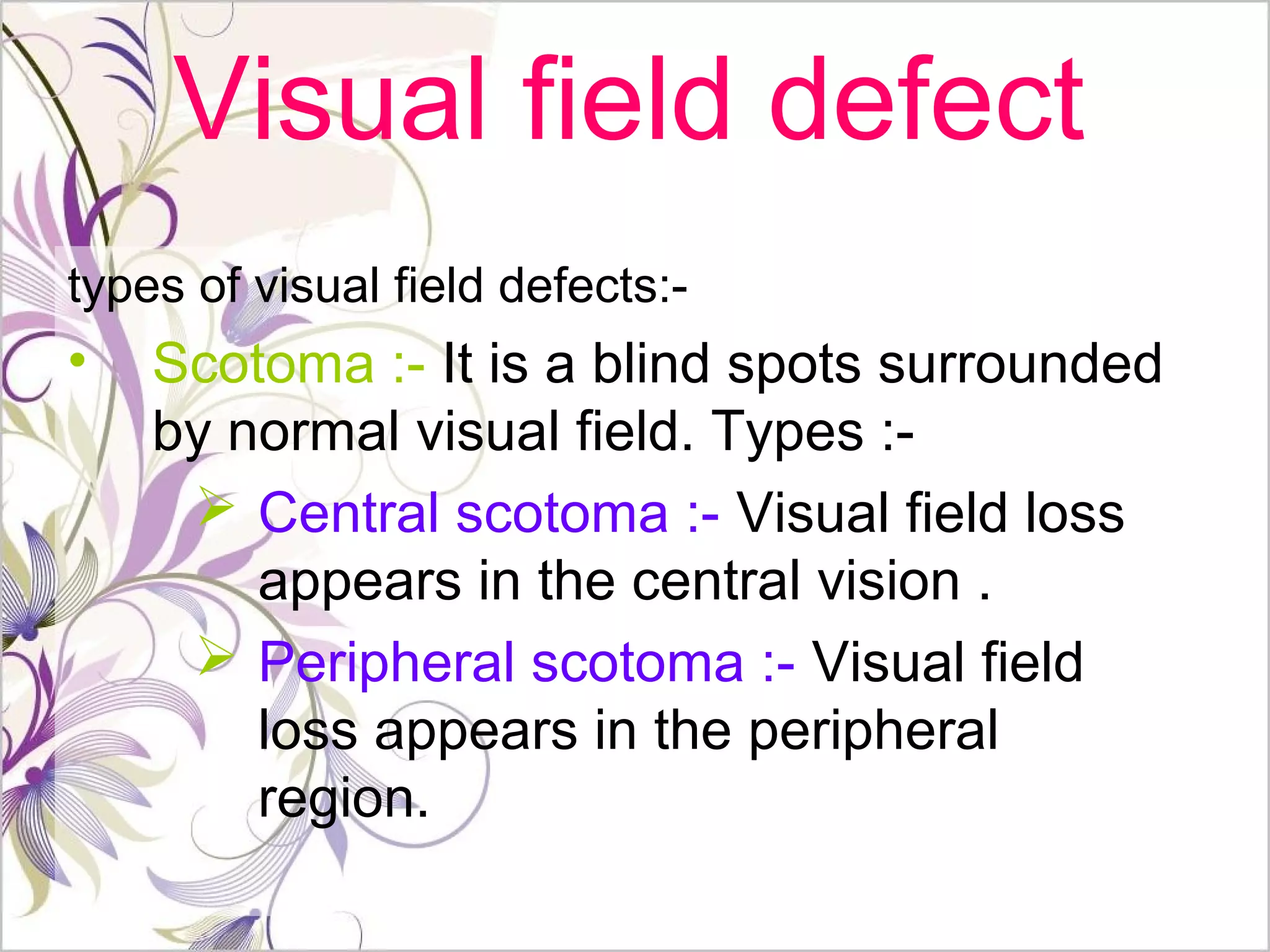 Visual field | PPT
