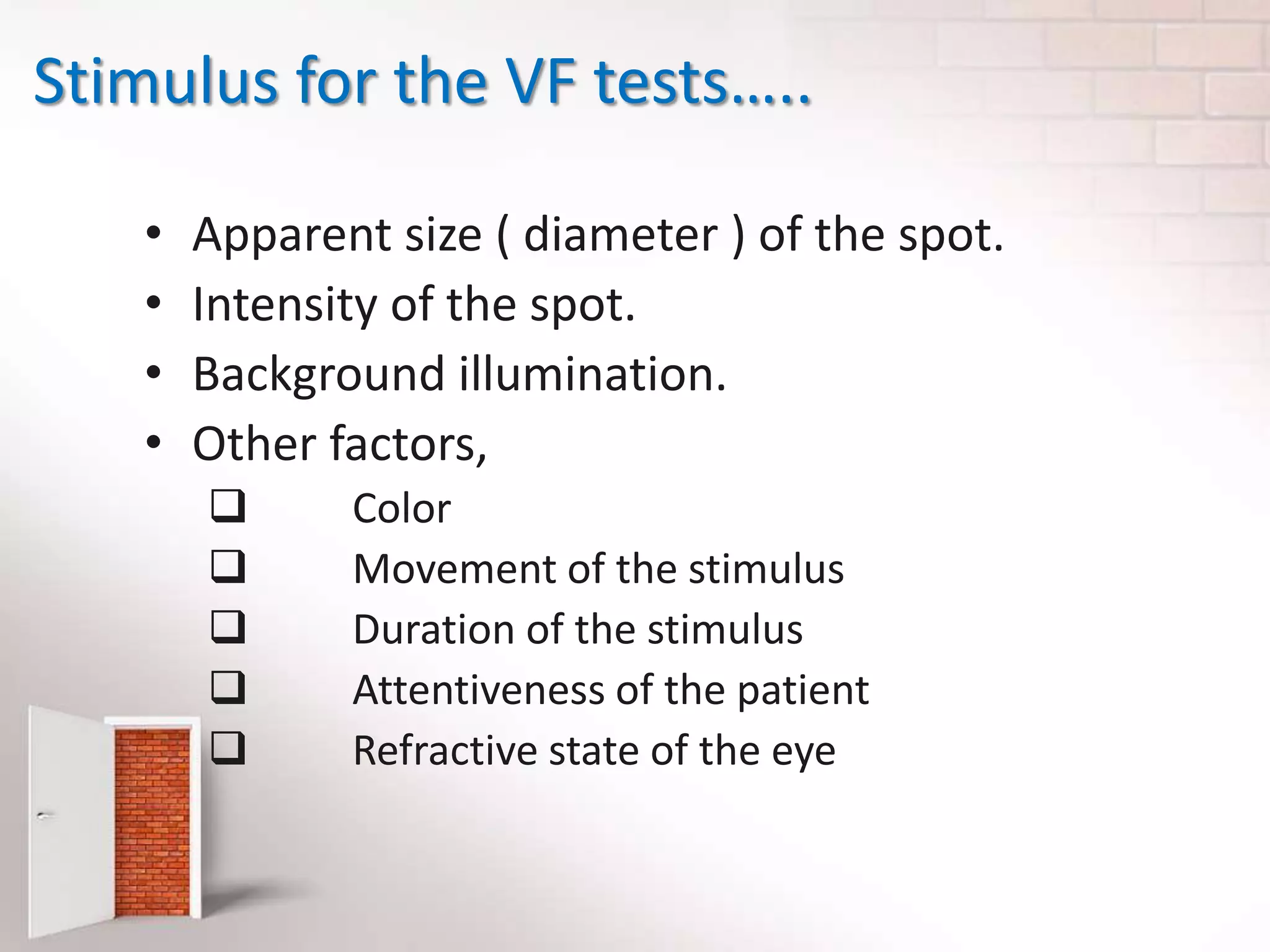 Visual field evaluation | PPTX