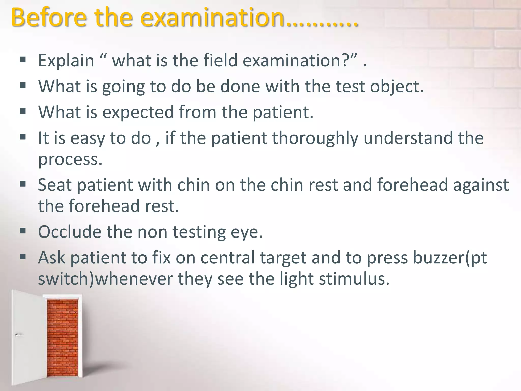 Visual field evaluation | PPTX