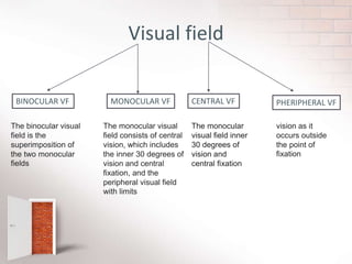 Visual field evaluation | PPTX