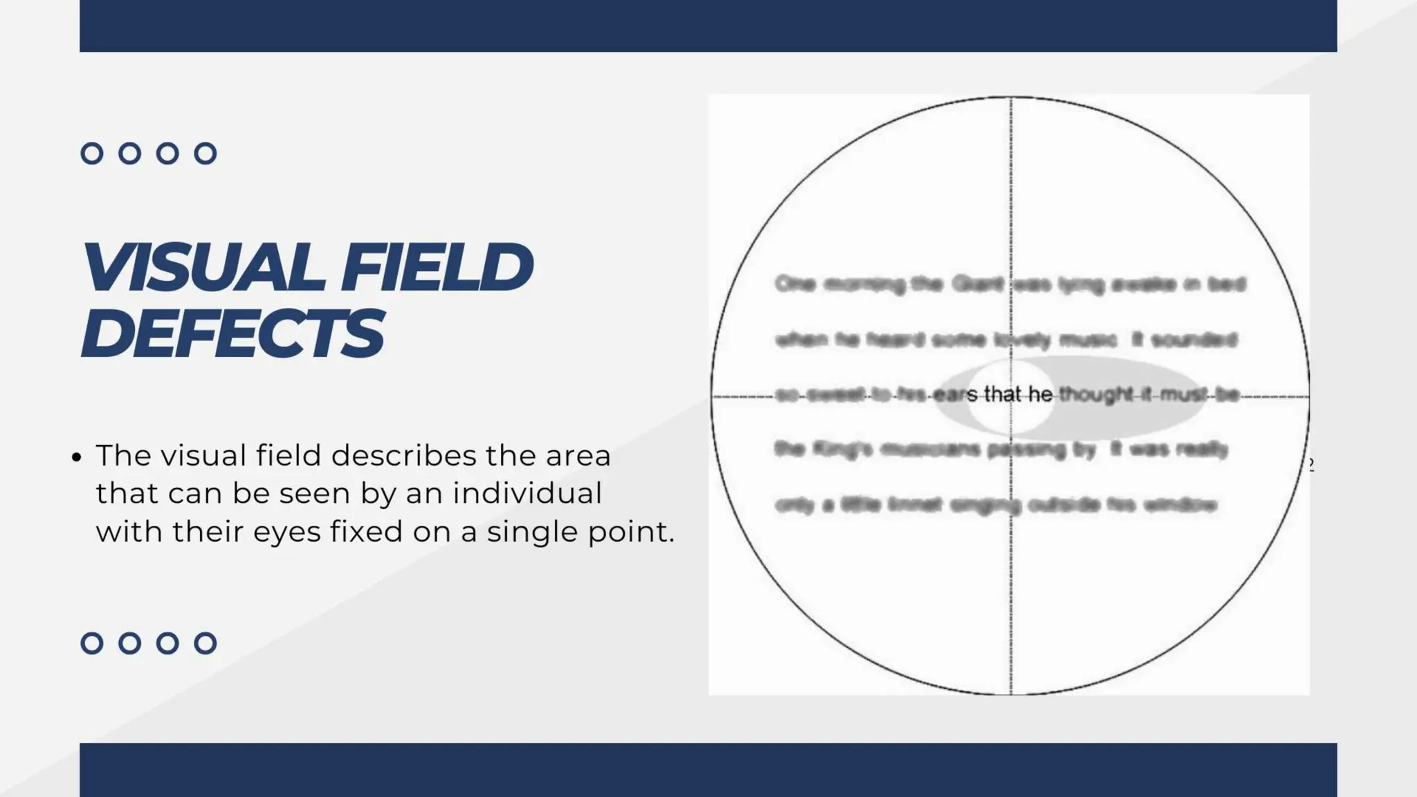 Title: Understanding Visual Field: The Window to Our Visual World.pptx
