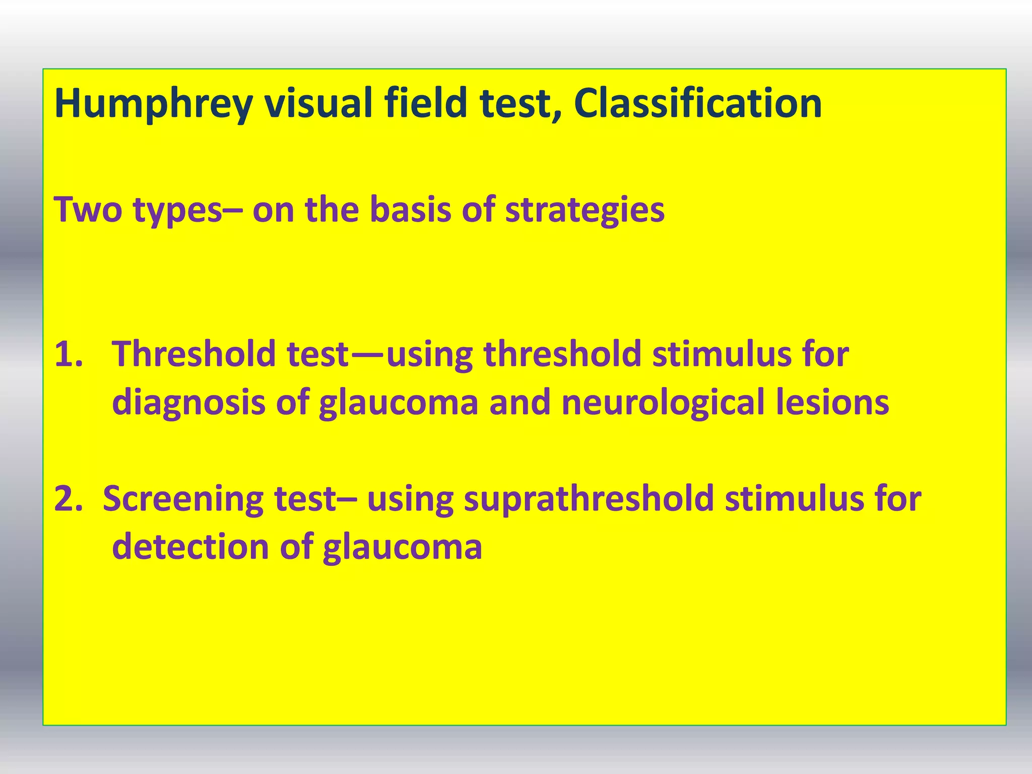 Visual field analysis--interpretation | PPTX