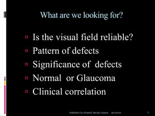 Visual field assessment | PDF