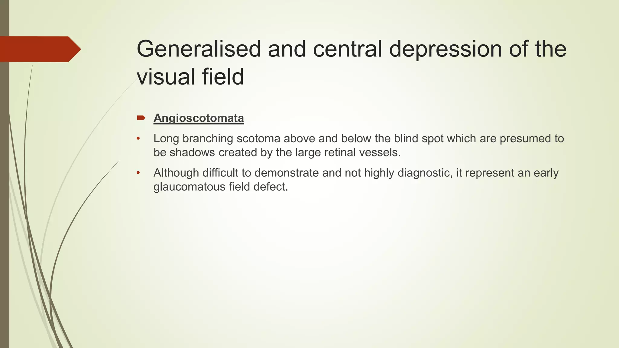 Visual field assessment,optic nerve changes and retinal changes | PPTX