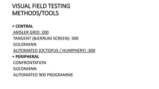Visual field basics & interpretation | PPTX | Eye and Vision Conditions ...