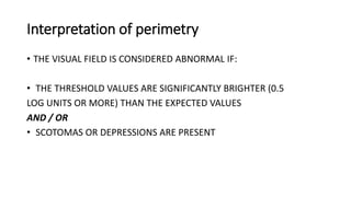 Visual field basics & interpretation | PPTX | Eye and Vision Conditions | Diseases and Conditions