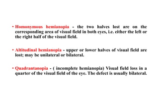 Visual field report | PPT