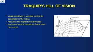VISUAL FIELDS . BASICS OF VISUAL FIELDS AND ITS INTERPRETATION | PPTX