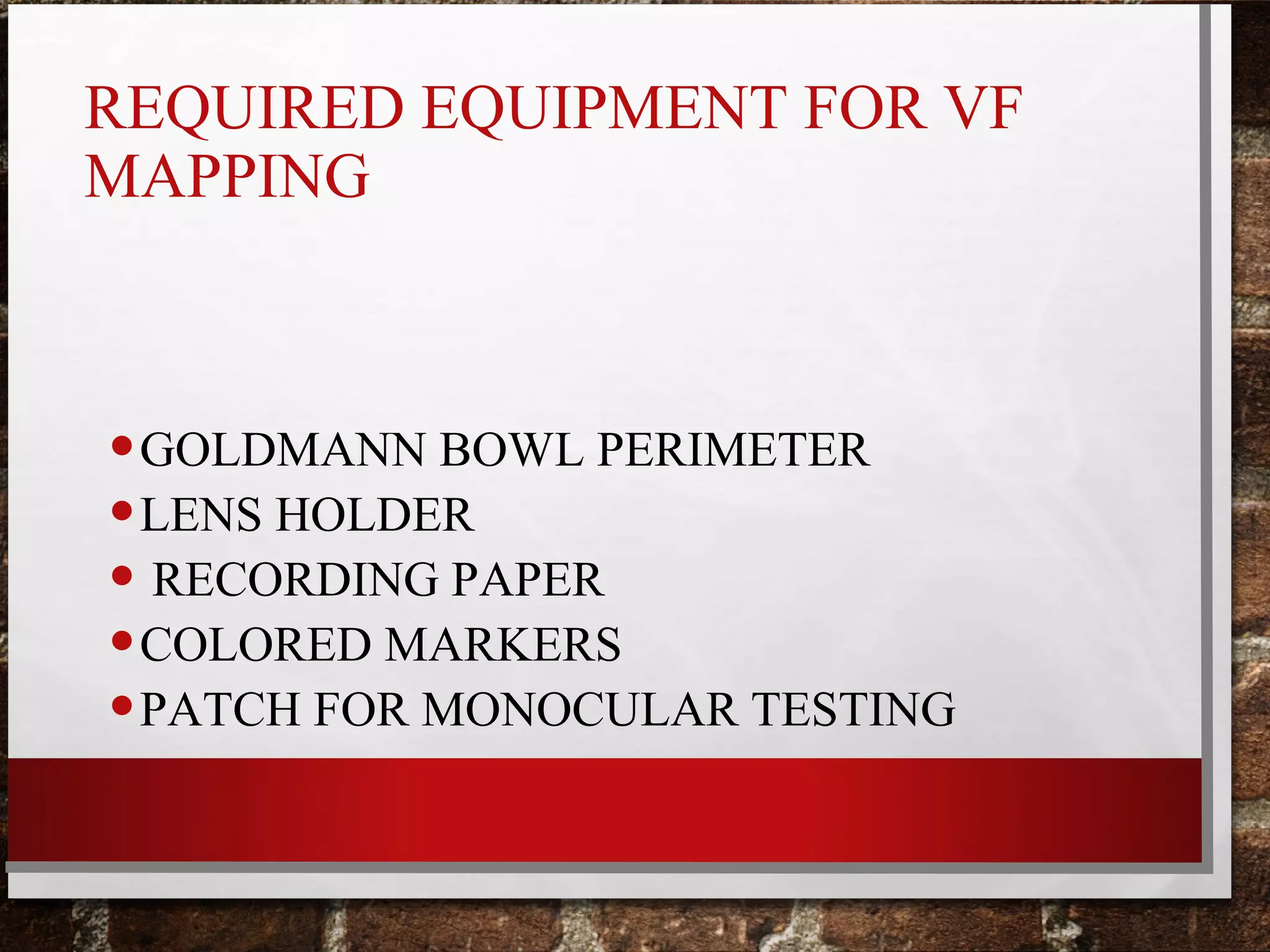 Visual field testing and interpretation | PPT