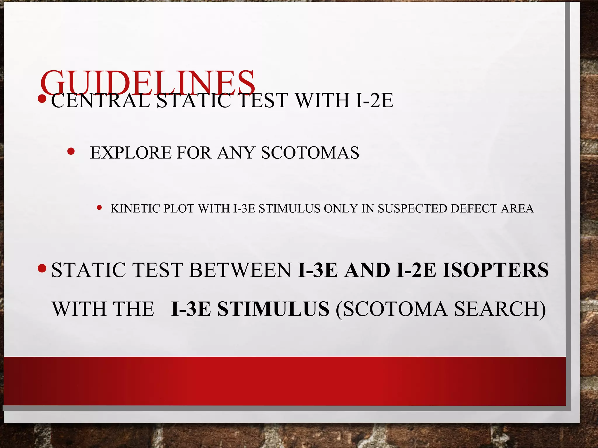 Visual field testing and interpretation | PPT