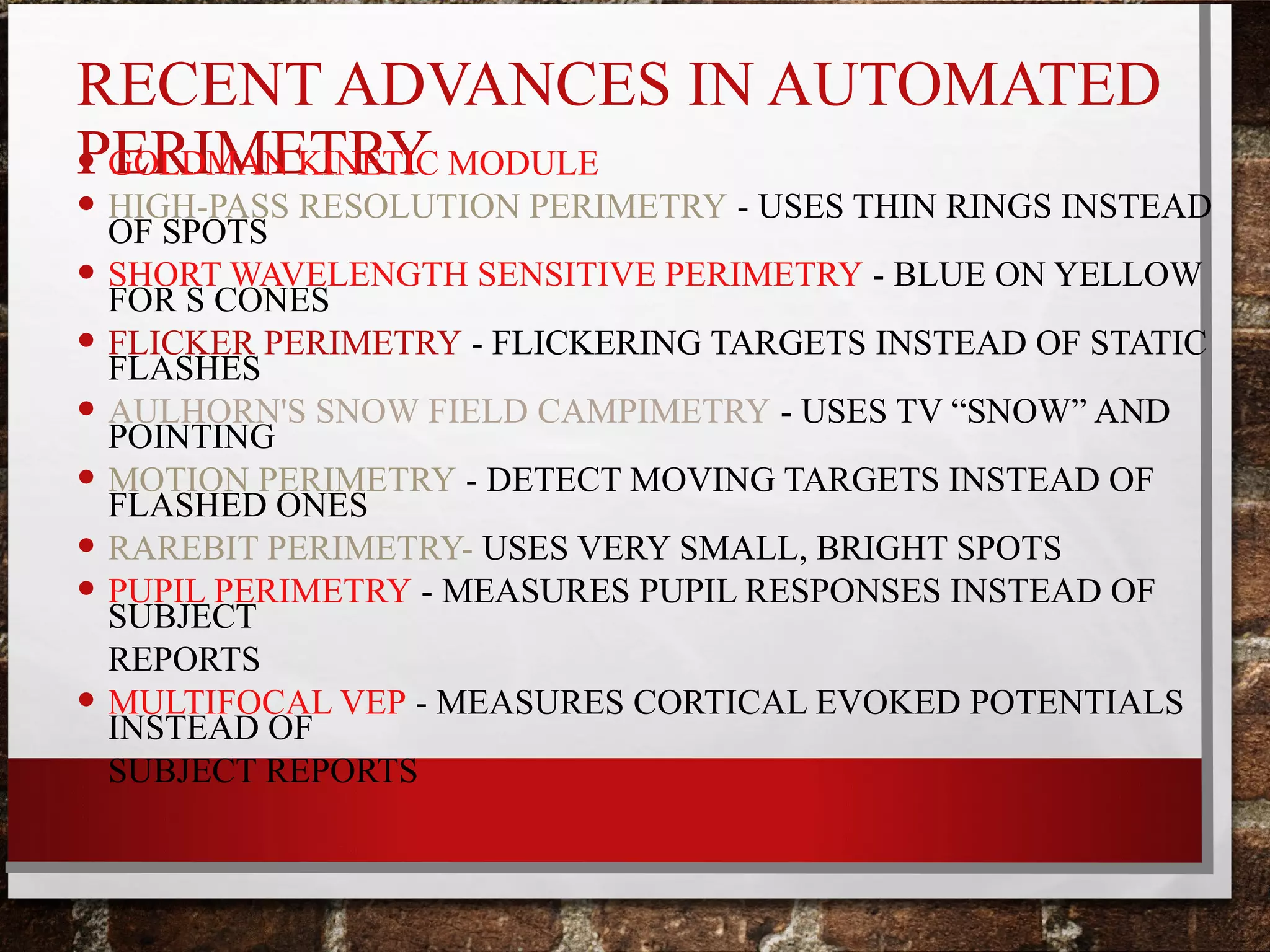 Visual field testing and interpretation | PPT