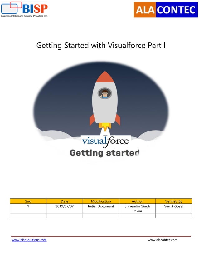 Getting Started With Visualforce Pdf