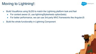 Lightning Design System and Components for Visualforce Developers | PPT