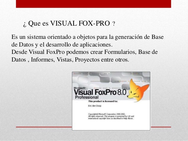 Que Es Foxpro 2.6 - Marcus Reid