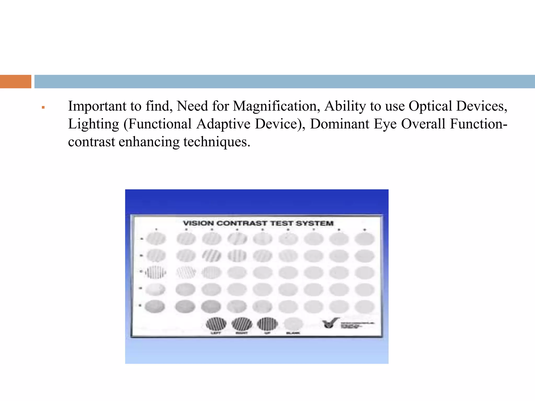 Visual function assessment in low vision | PDF