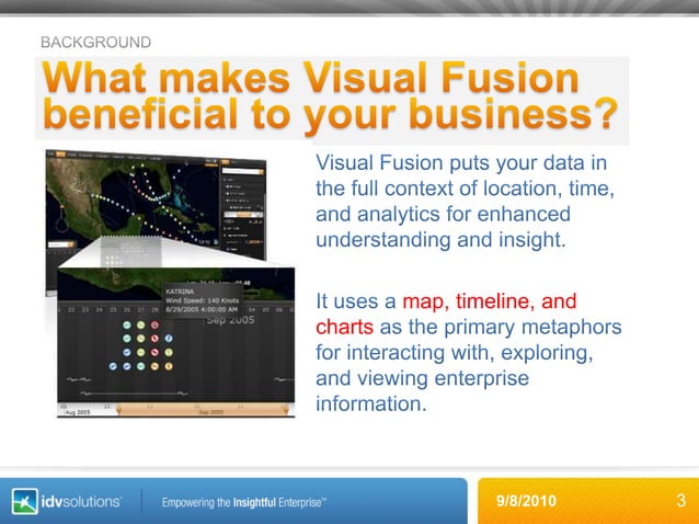 Visual Fusion 5 Timeline | PPT